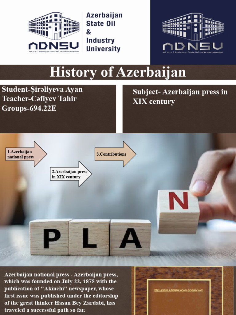 Azerbaijan Press in XIX Century | PDF | Social Science