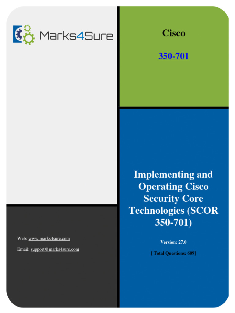 CCNP Ccie 350 701 September 2023 | PDF
