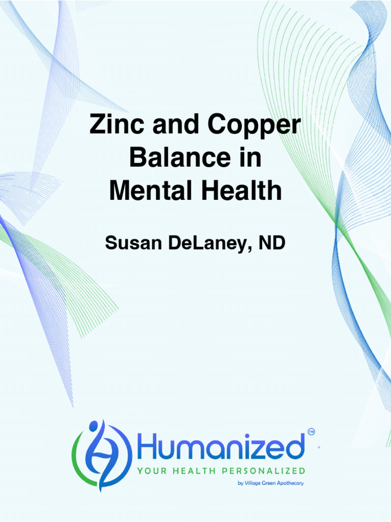 Zinc and Copper Balance in Mental Health | PDF | Nutrition | Diet & Nutrition