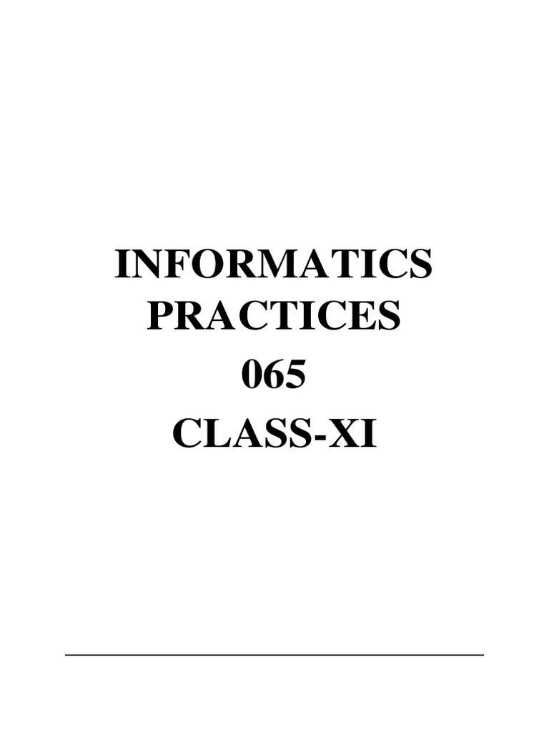 Class Xi-Ip Worksheet 2023-24 | PDF | Computers