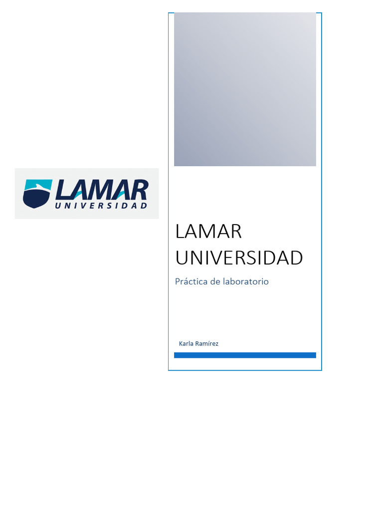 Práctica de Odontología en Lamar | PDF | Materiales