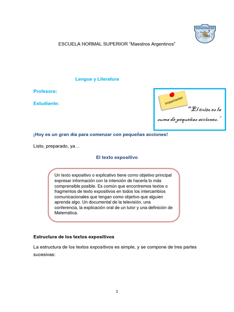 Ejemplo de Texto Expositivo para Niños | PDF