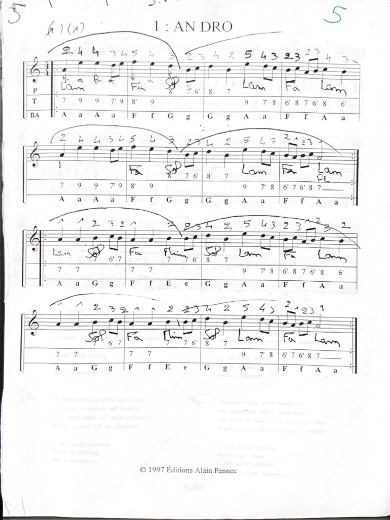 An Dro - Breton | PDF