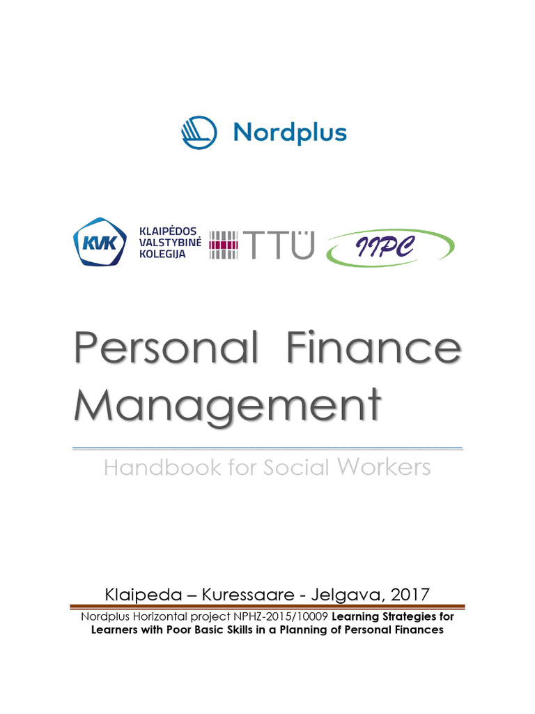 Personal Finance Management Handbook | PDF | Debt | Small Business ...