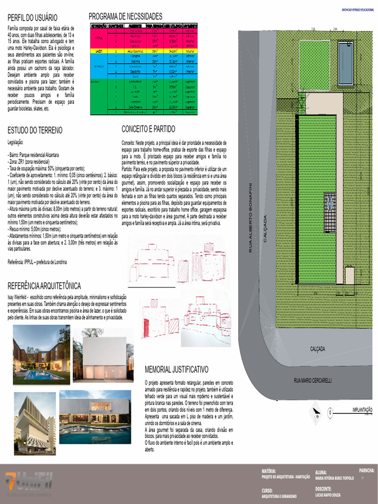 Prancha 1 Exame | PDF