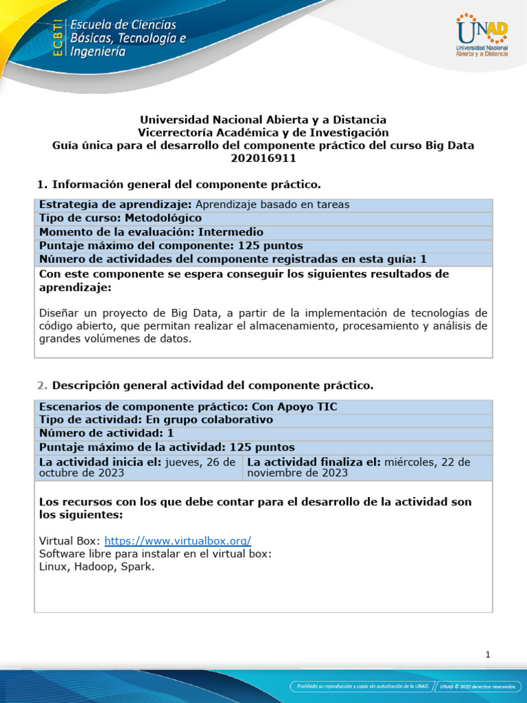 Unidad 3 - Tarea 4 - Componente Práctico - Prácticas Simuladas | PDF | Big Data | Software