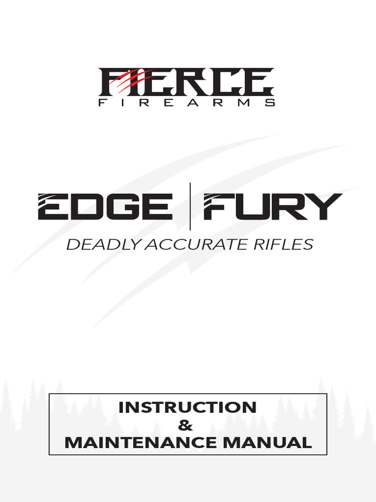 Fierce Edge Owners Manual Rev3 | PDF | Gun Barrel | Rifle