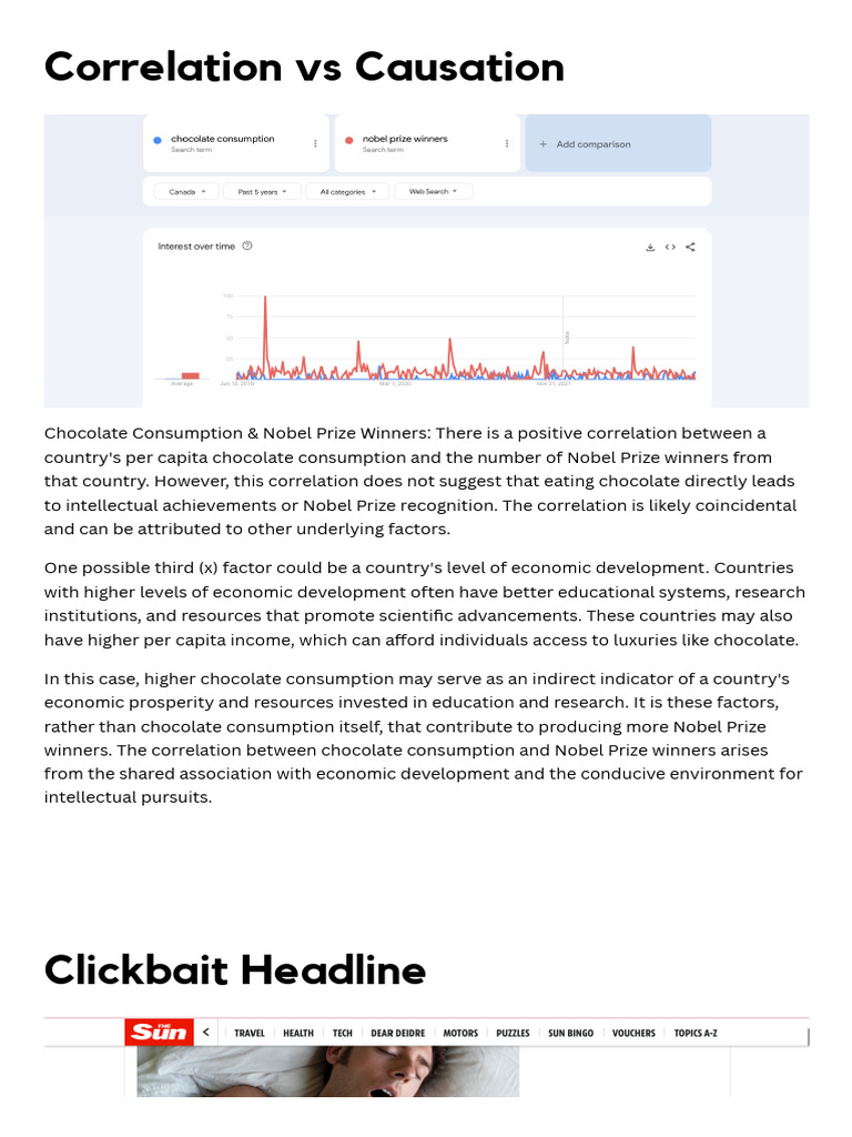 Correlation Vs Causation | PDF