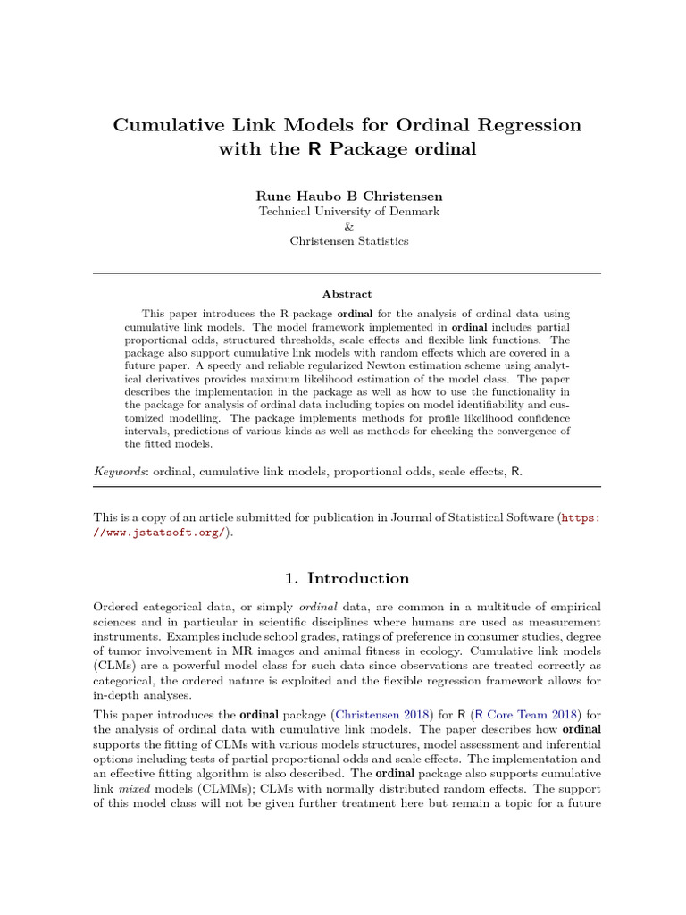 CLM Article | PDF | Statistics | Statistical Theory