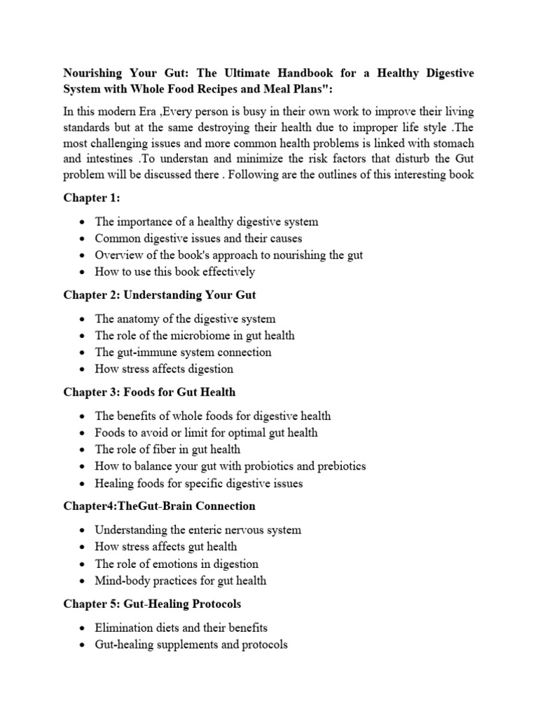 Healthy Gut A Guide To Gut Health | PDF | Diet & Nutrition | Dietary Fiber
