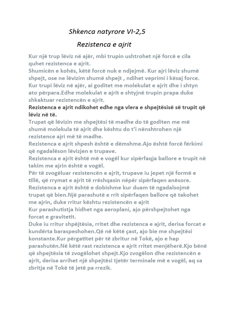 Rezistenca e Ajrit | PDF