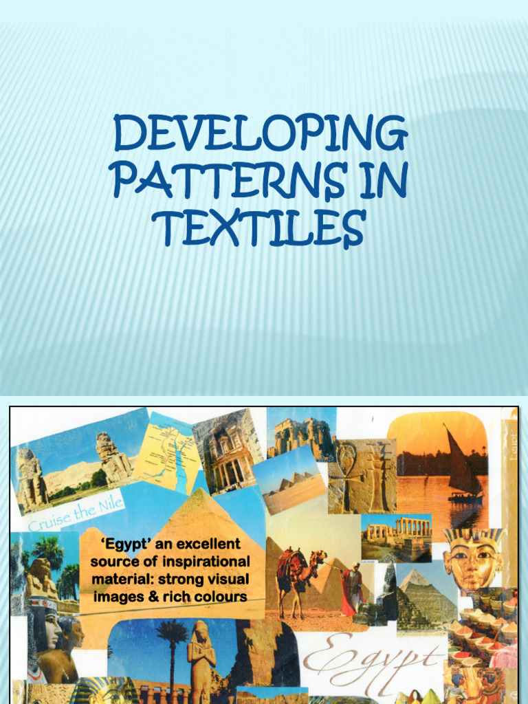 Development of Repeat Patterns | PDF | Pattern | Textiles