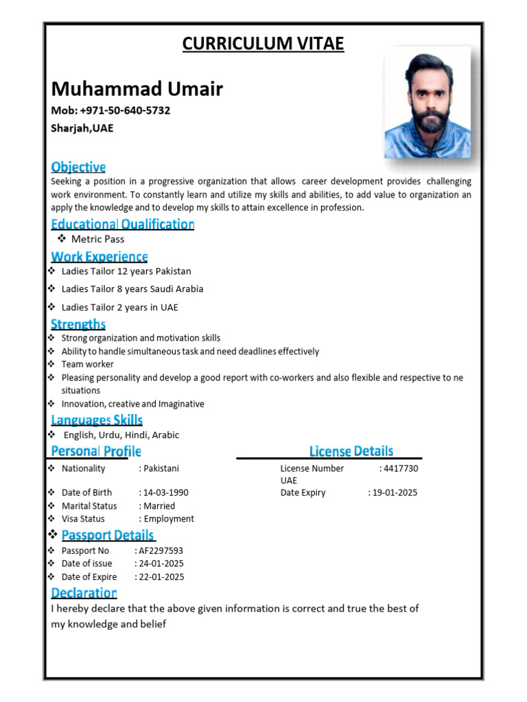 Umair | PDF | Career & Growth