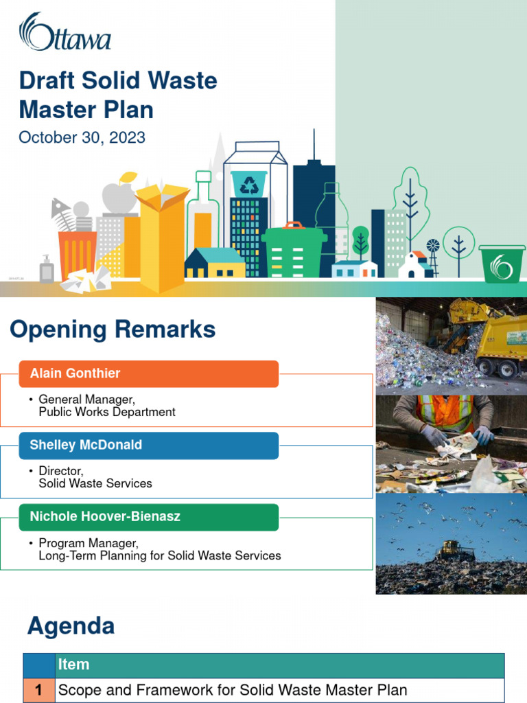 City of Ottawa Draft Solid Waste Master Plan | PDF