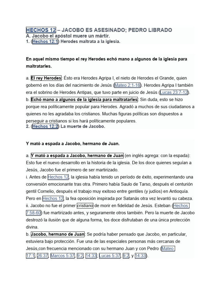 Hechos 12 | PDF