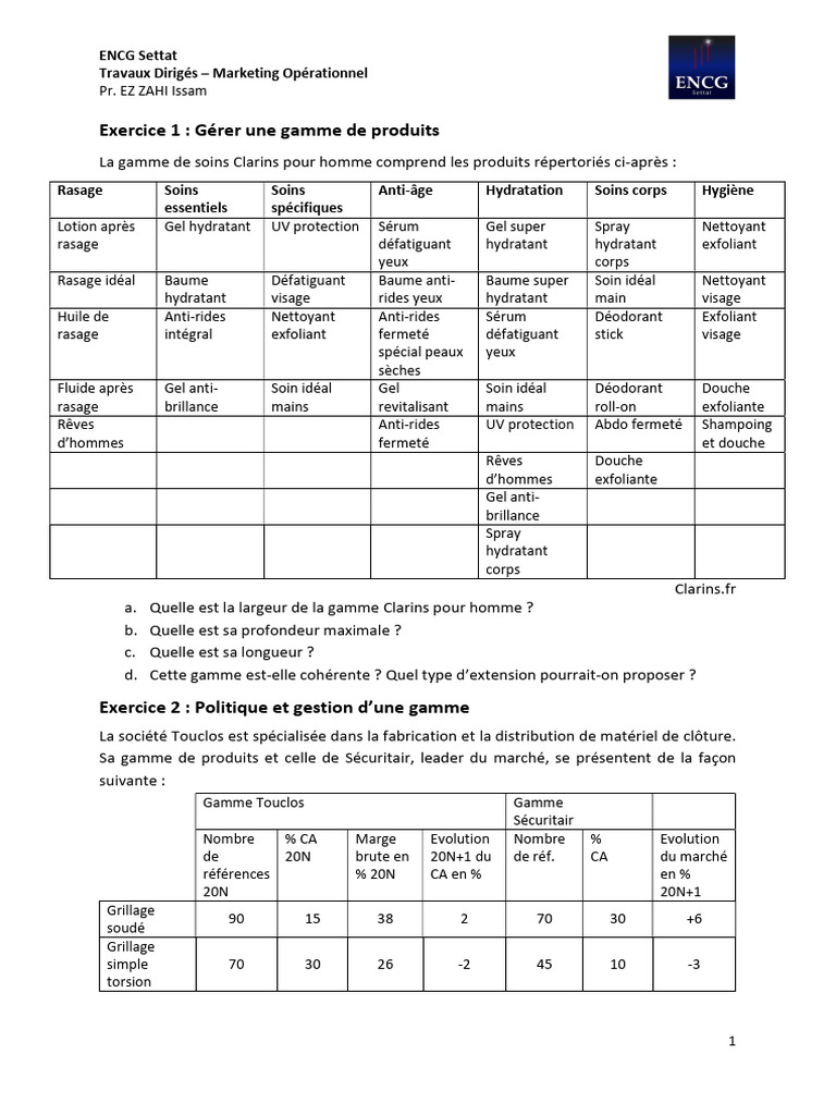Politique de gamme et marketing produit | PDF | Commercialisation