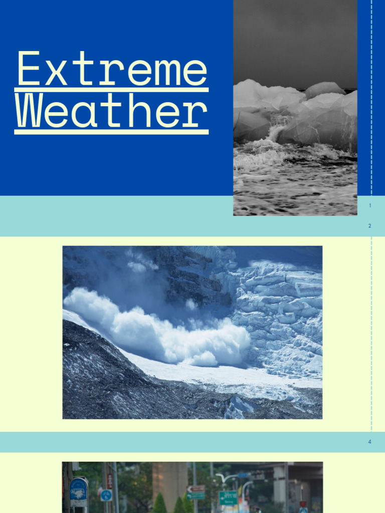 Extreme Weather - Flashcards & What's Missing | PDF