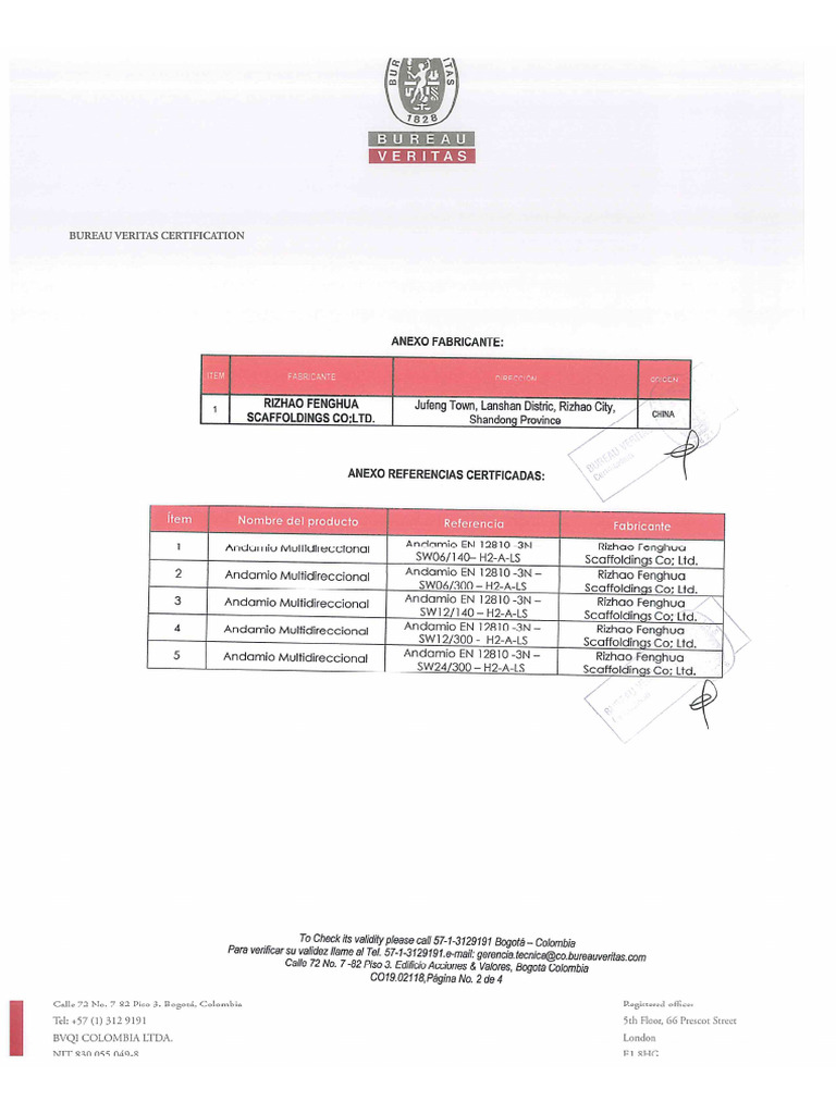 Ficha Tecnica Veritas | PDF