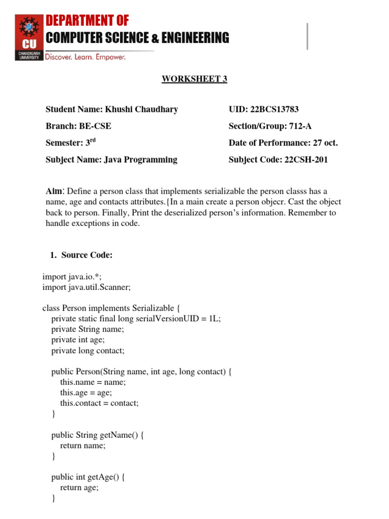 Java 3 | PDF | Programming Paradigms | Computer Science