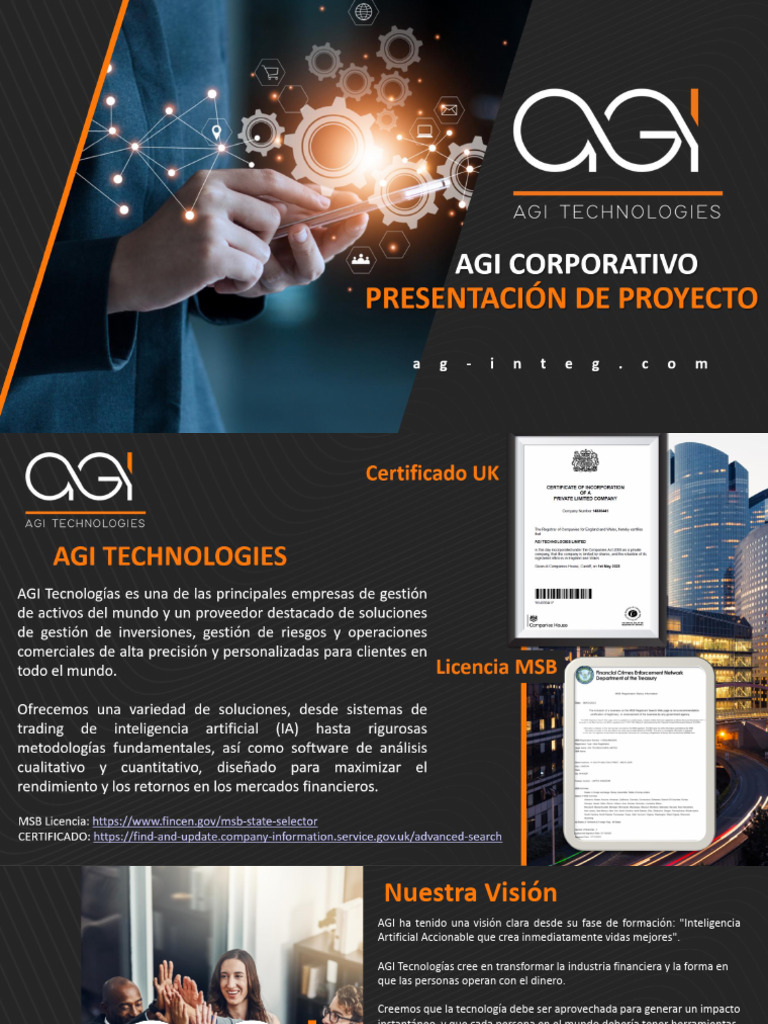 AGI TECH Plan de Negocios Corto1122 | PDF