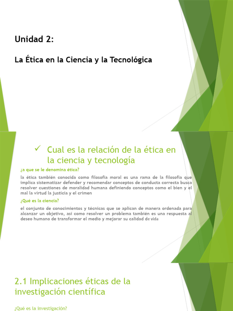 Ética en Ciencia y Tecnología: Implicaciones | PDF | Ciencia y matemáticas