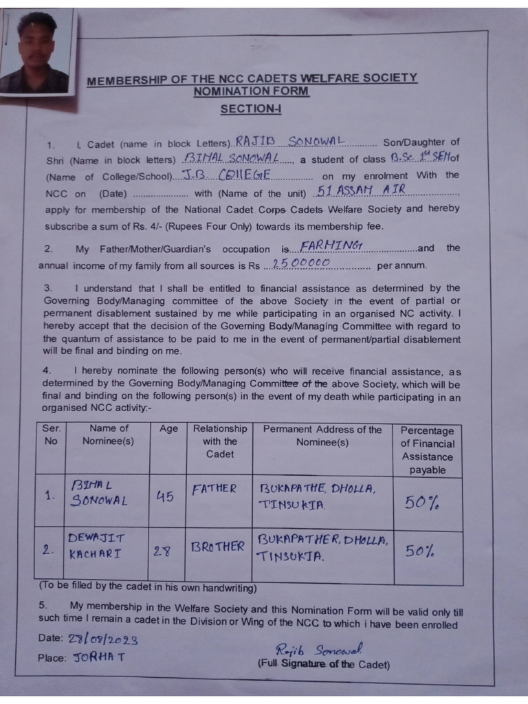 Nomination CWS | PDF