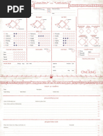The One Ring Character Sheet | PDF