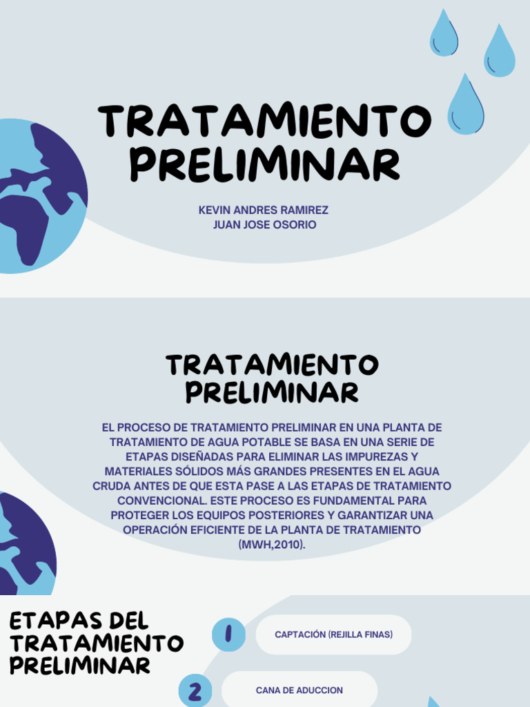 Tratamiento Preliminar | PDF