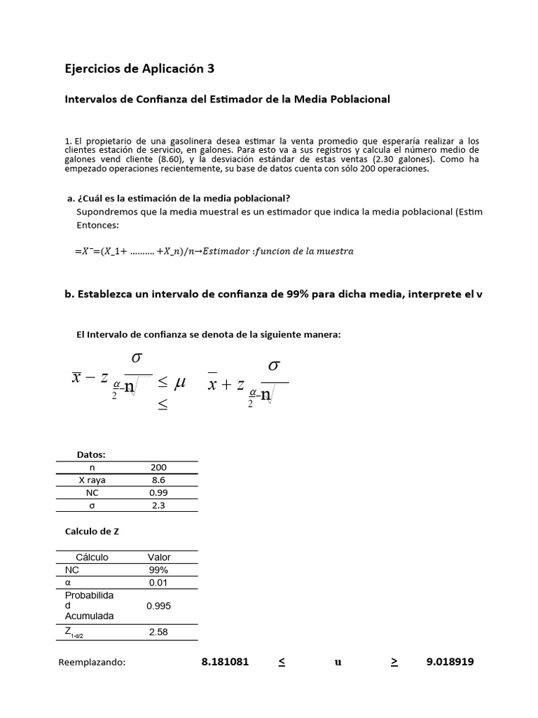 Intervalos de Confianza | PDF | Intervalo de confianza | Estimador
