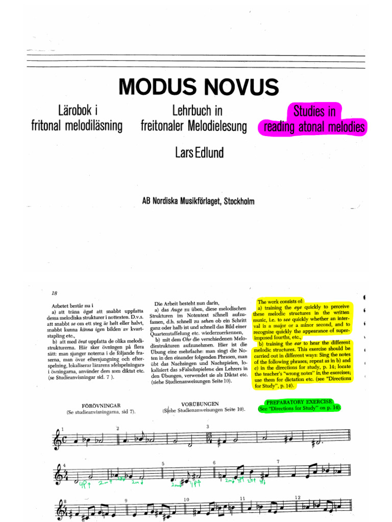MTM001 Modus Novus | PDF