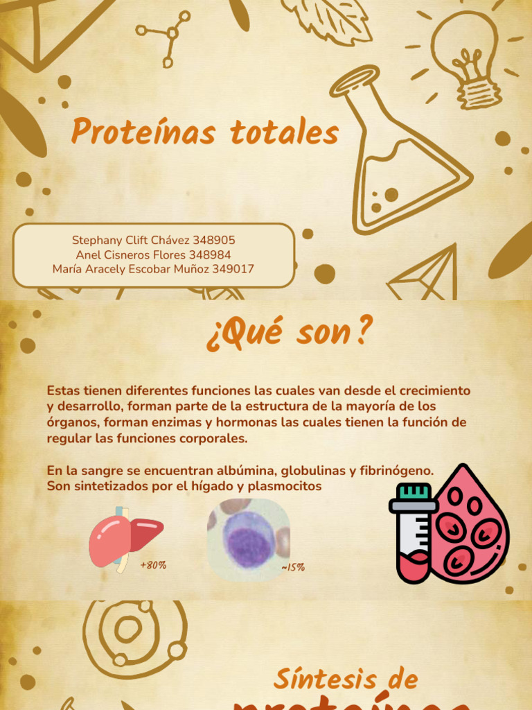 Análisis de Globulinas Totales en Sangre | PDF | Sangre | Proteínas
