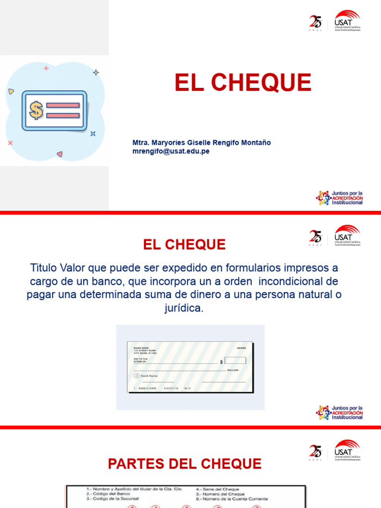 Guía de Títulos Valores y Cheques | PDF
