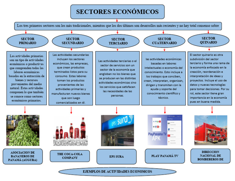 Mapa Conceptual de Los Sectores Economicos 2 | PDF | Bienes | Ciencias económicas