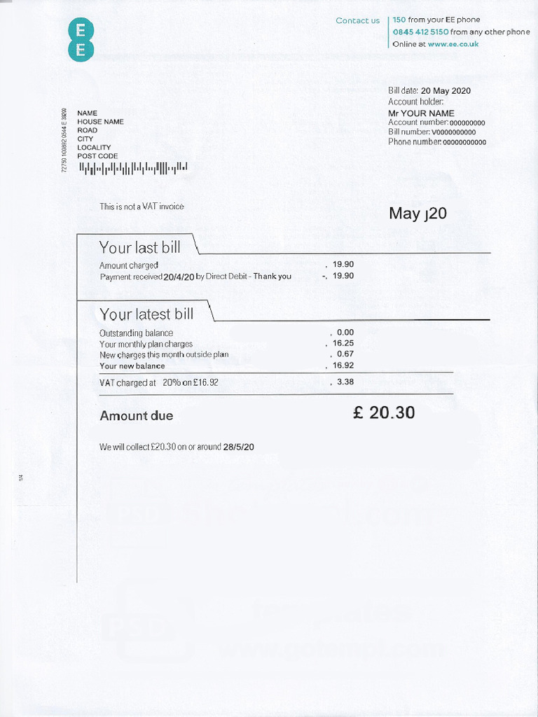 UK EE Bill | PDF