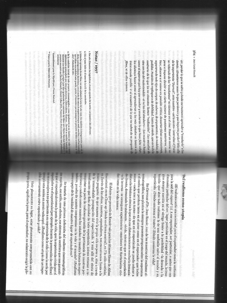 COMOLLI - Del Realismo Como Utopia | PDF