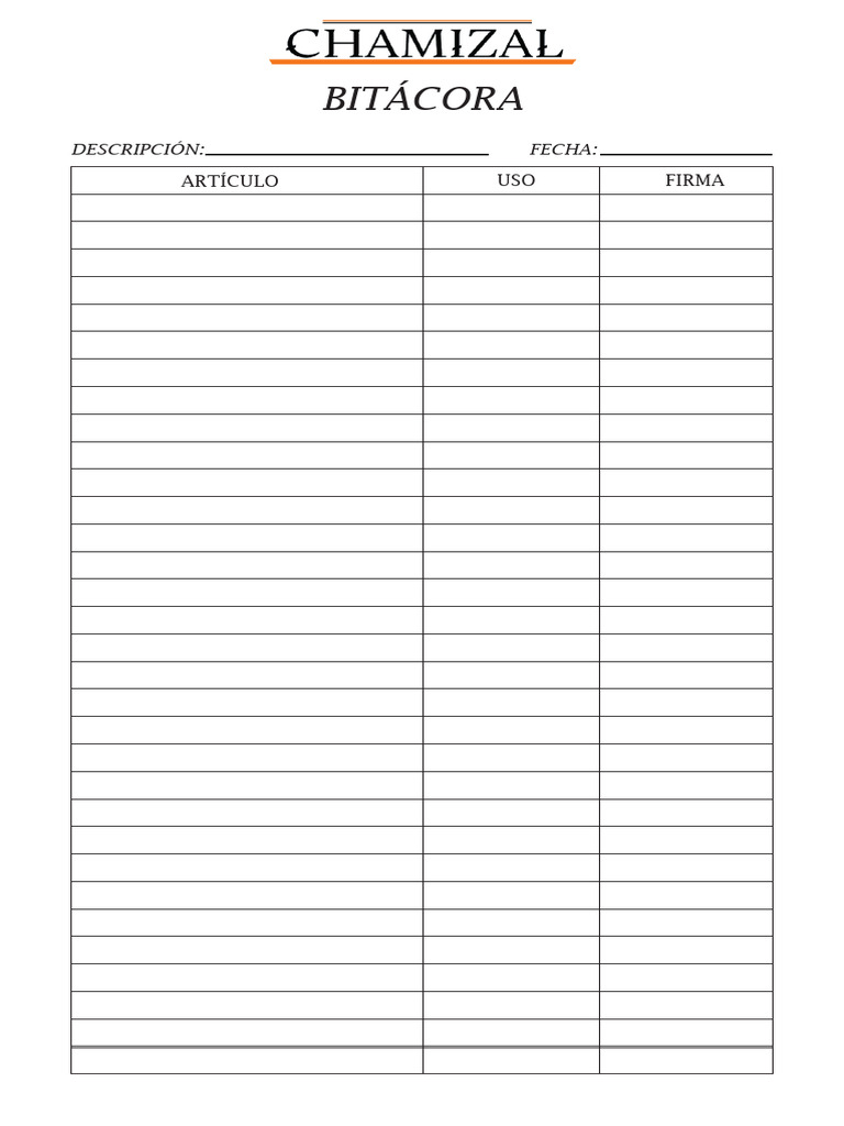 BITACORA | PDF