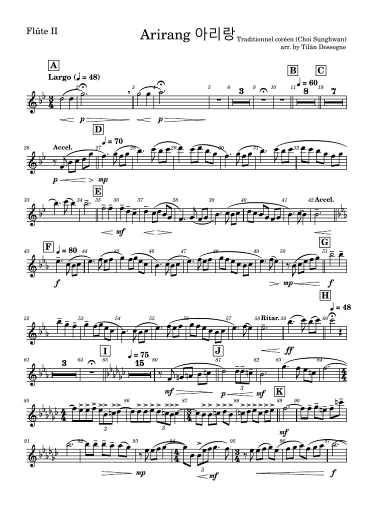 Arirang-Flûte II | PDF