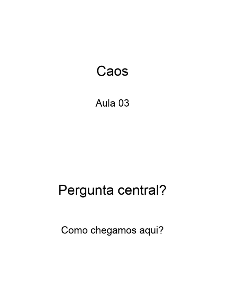 03 - Caos | PDF