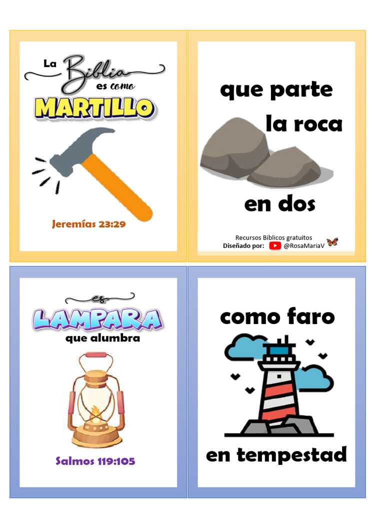 La Biblia: Recursos y Comparaciones | PDF