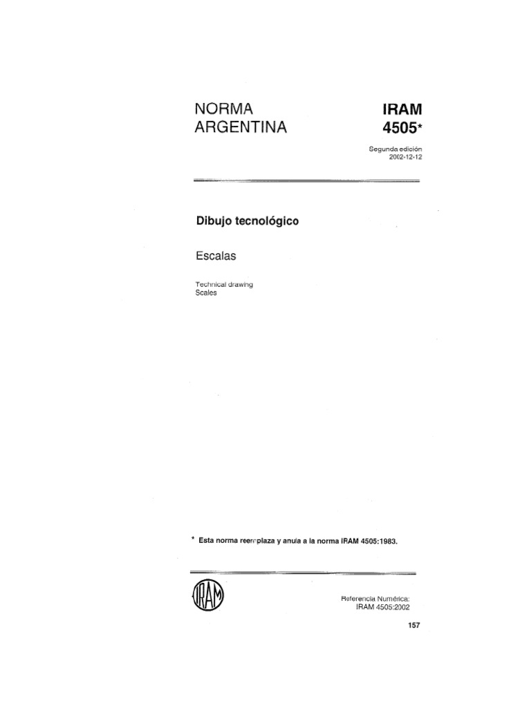 Norma Iram 4505 Escalas | PDF