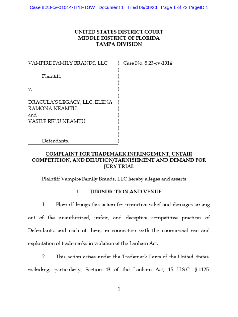 Vampire Brands V Dracula's Legacy | PDF