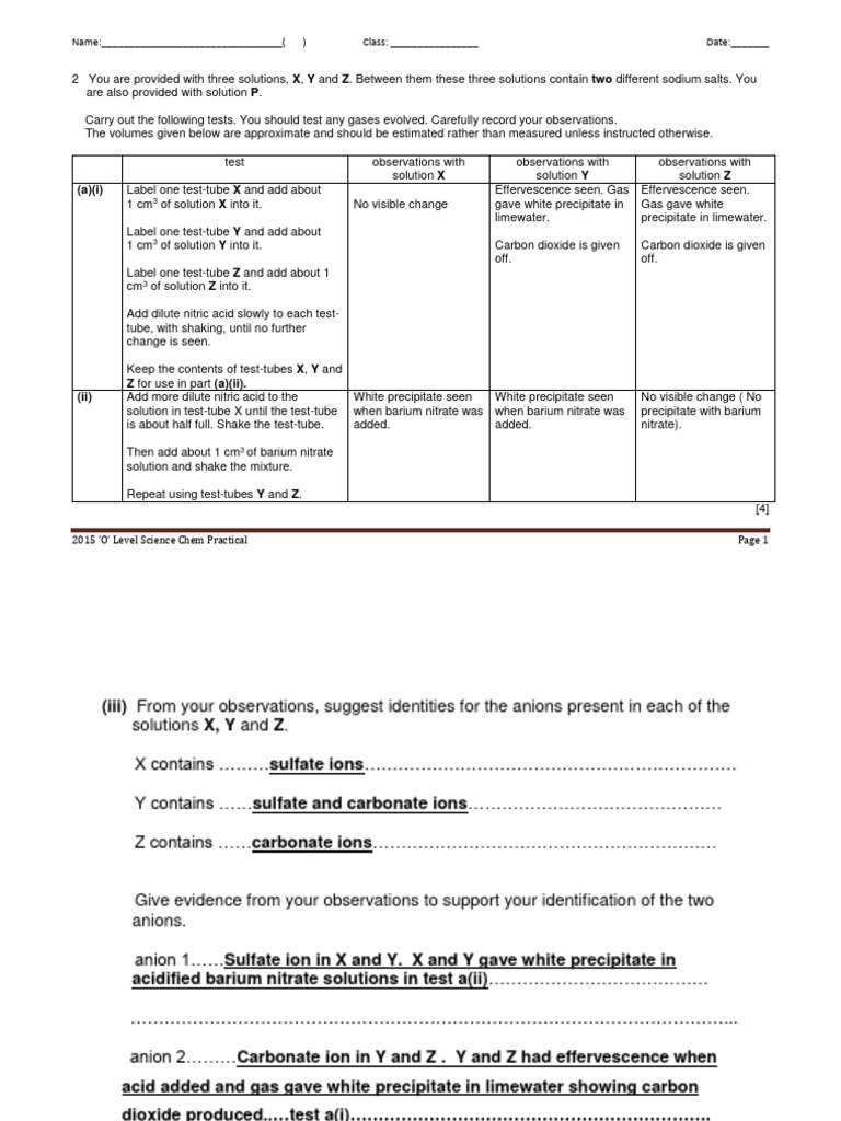 Practical 4 - 2015 - Solutions | PDF