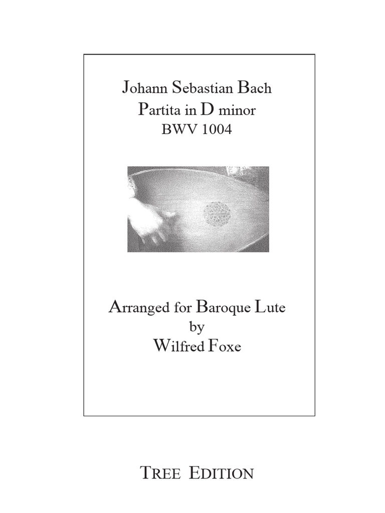 Bach BWV 1004 | PDF | Johann Sebastian Bach | Choral Compositions