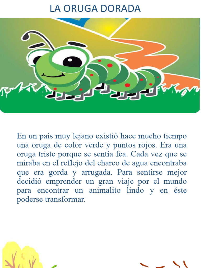 La transformación de la oruga feliz | PDF | Arte | Libros para adolescentes