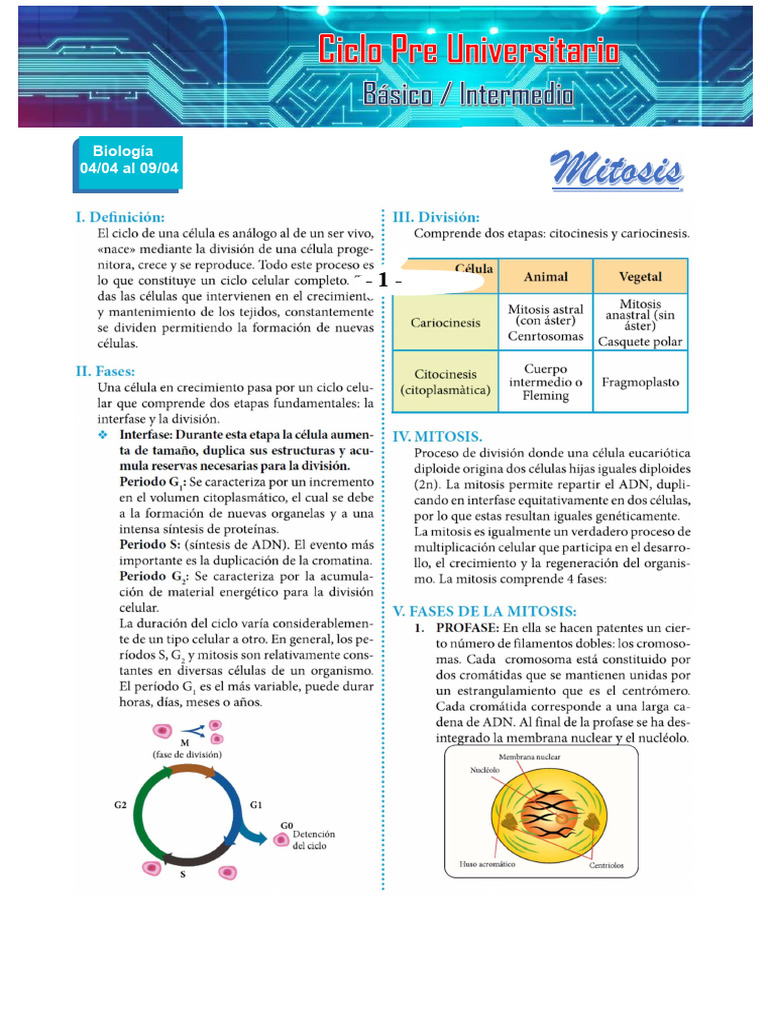 BIOLOGÍA quinta semana | PDF