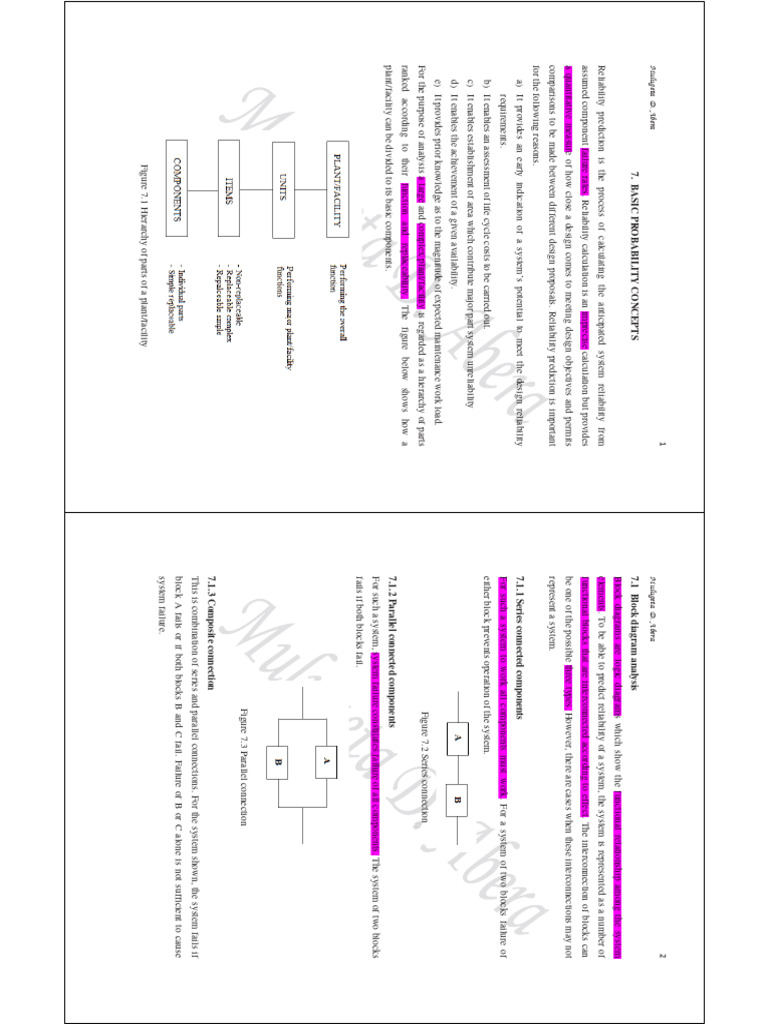 Chapter 7 Basic Probability Concepts 22 | PDF | Reliability Engineering ...