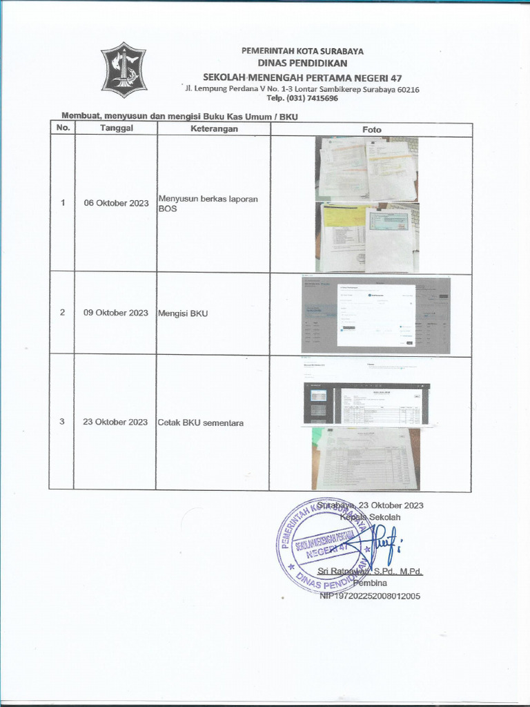 Membuat, Menyiapkan Bku-Oktober | PDF