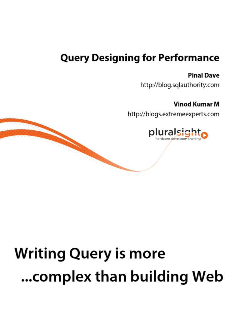 3 Query Tuning Introduction m03 Query Designing Slides | PDF | Computer Science | Software ...
