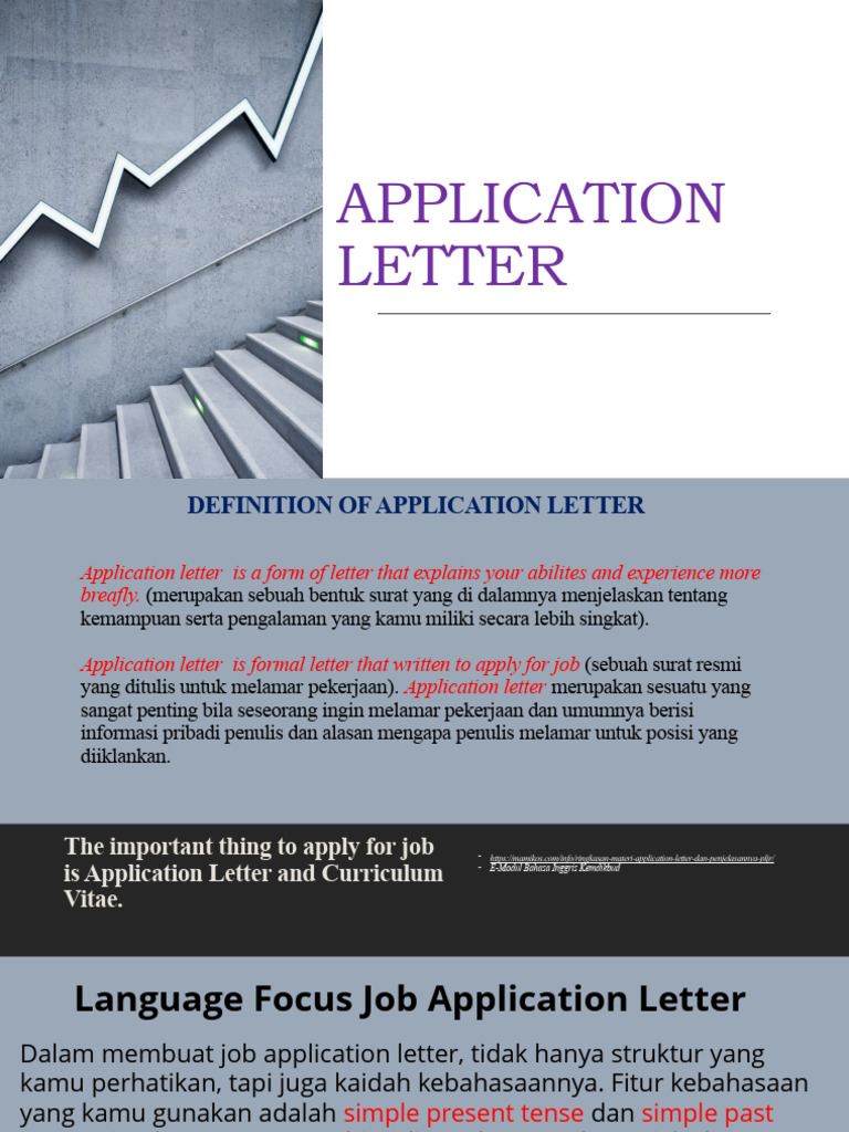 Application Letter 1 | PDF