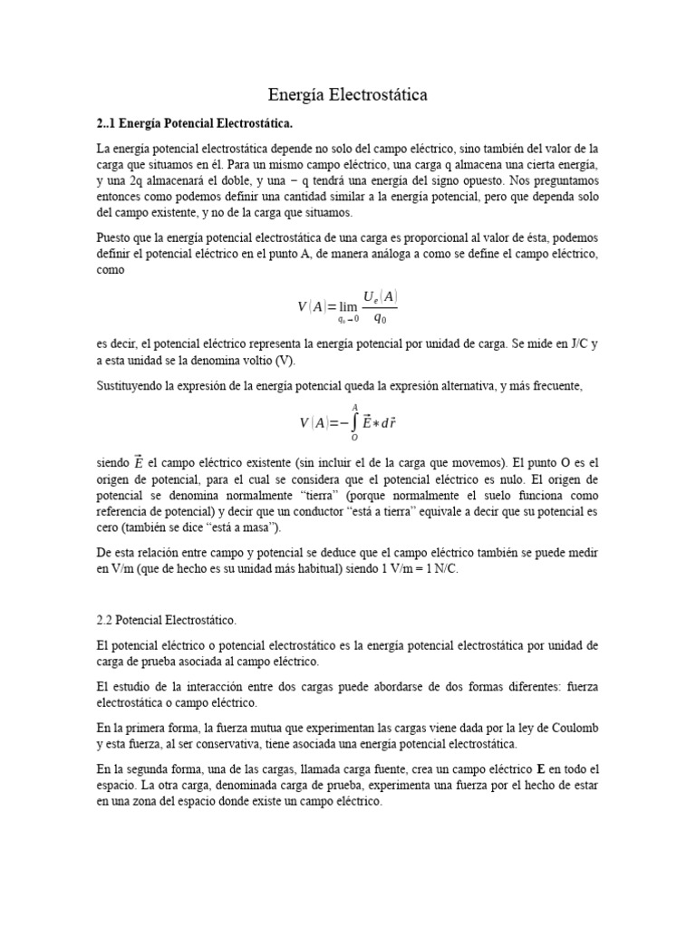 Fundamentos de Electroestática | PDF | Condensador | Electricidad